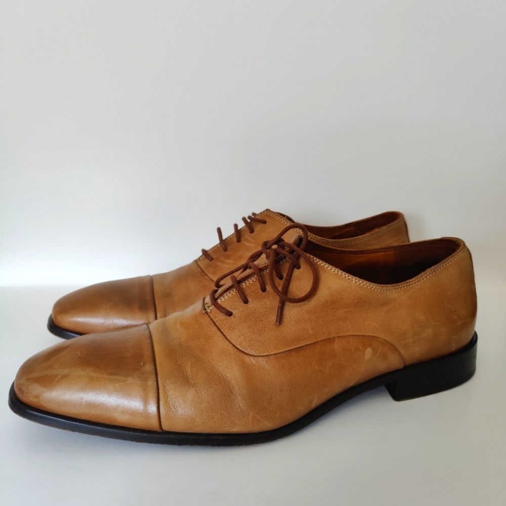 Massimo Matteo Men's Oxford In Chestnut - Gem